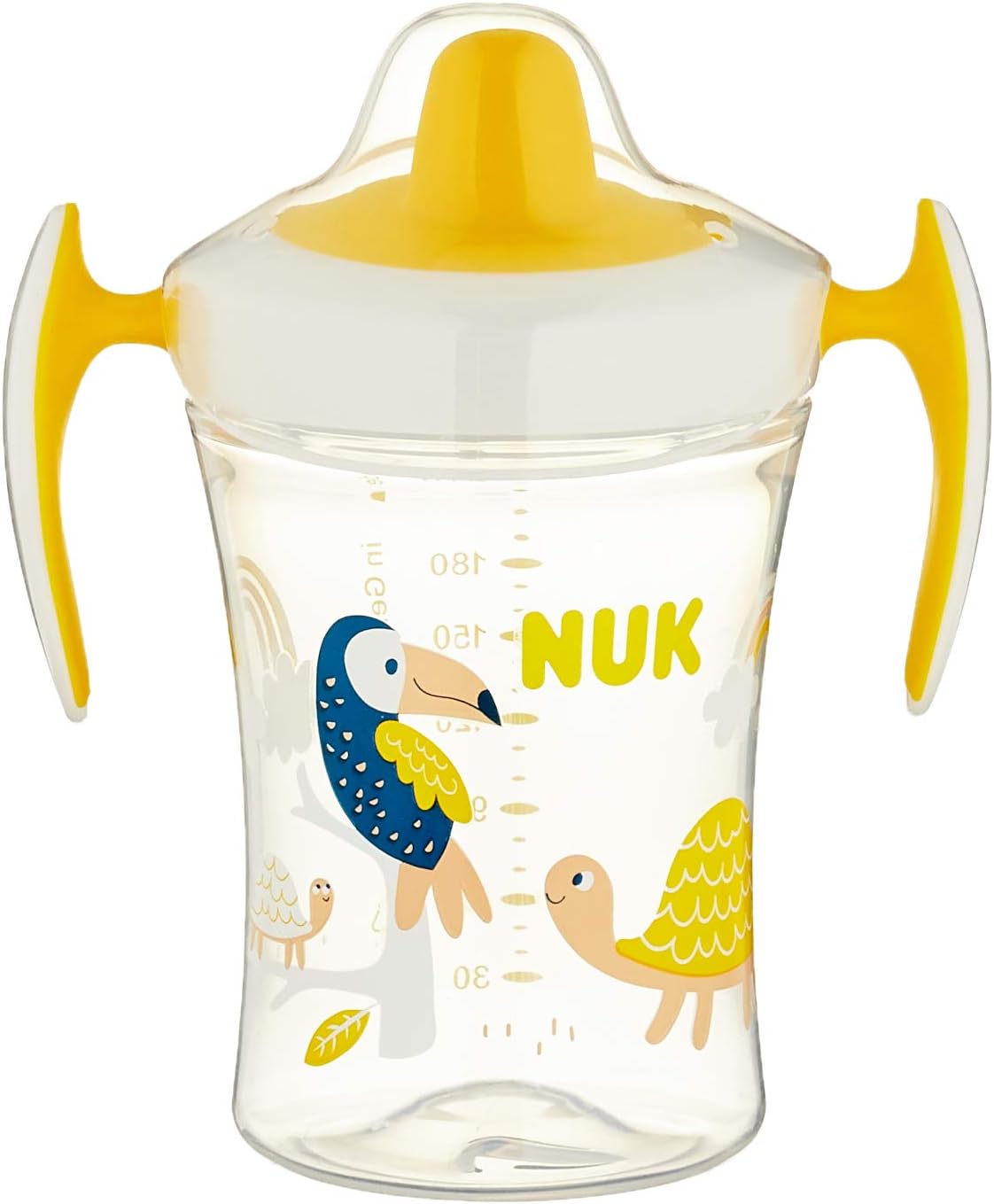 NUK Trainer Cup Sippy Cup, Soft Drinking Spout, Leak-Proof, 6+ Months ...