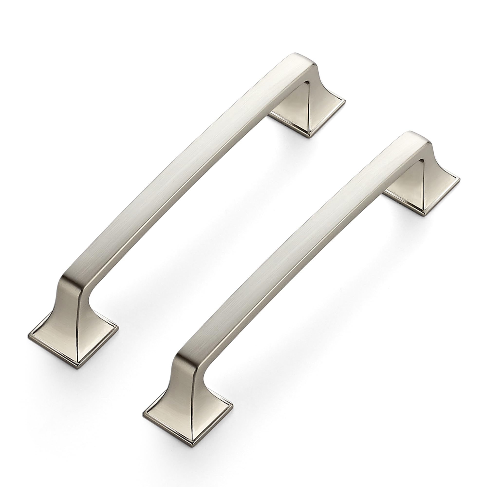 Ravinte 5 Pack Solid 5" Square Foot Cabinet Arch Pull Kitchen Cabinet ...