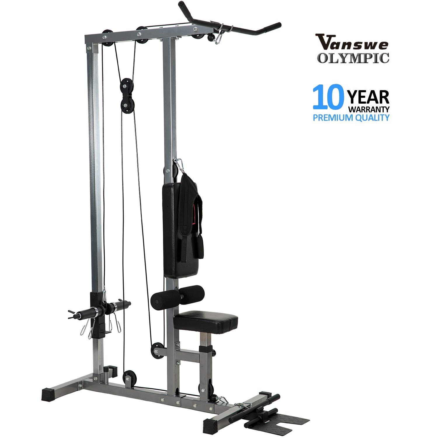 Vanswe LAT Pulldown Machine Low Row Cable Pull Down Machine Strength ...