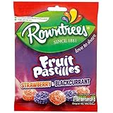 Rowntree's Fruit Pastilles Strawberry and Blackcurrant Sharing Bag, 150 ...