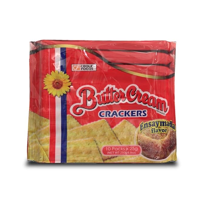 Croley Foods Buttercream Crackers - Ensaymada Flavor, 8.8 oz (250g) 10 ...