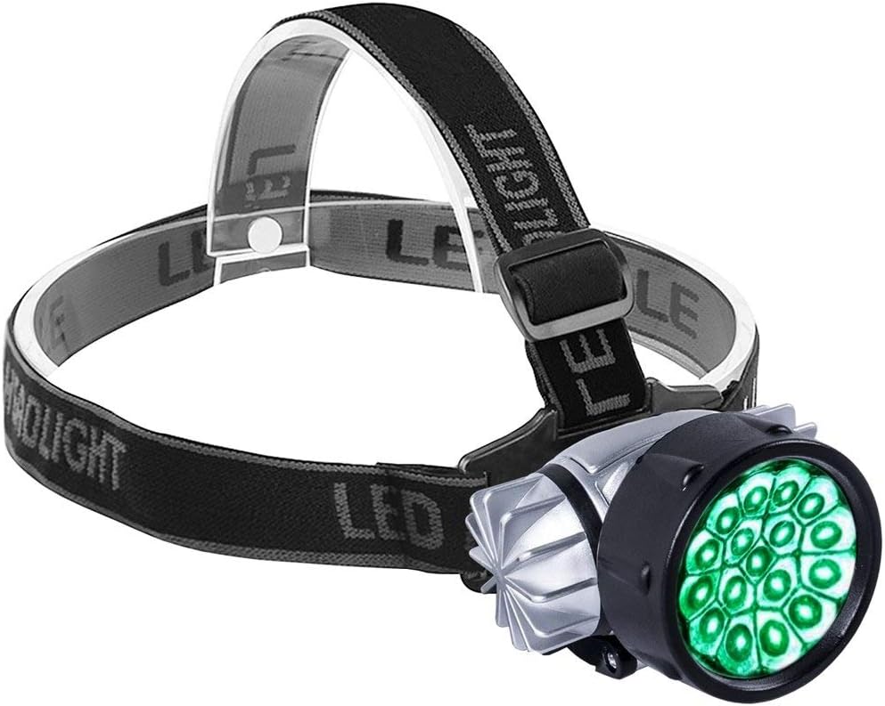 CastleGreens 17-Bulb LED Green Headlamp High Intensity Grow Room ...