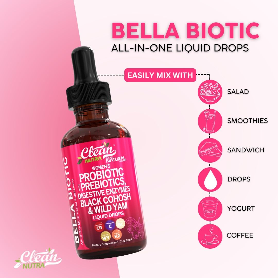 Mua Liquid Probiotics for Women Drops with Chasteberry, Black Cohosh ...