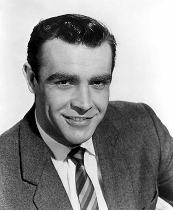 Sean Connery Seated Head Shot Looking Dapper with Big Smile 8 x 10 Inch ...
