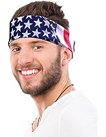 Amazon.com: American Flag Bandana: Novelty Bandanas: Clothing