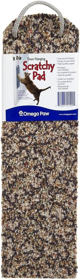 Omega Paw SP Door Hanging Scratch Pad – Assorted Colors – BigaMart