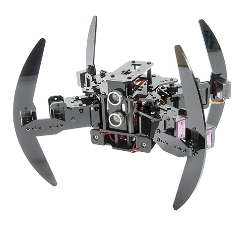 Adeept Quadruped Spider Robot Kit Compatible with Arduino IDE with Python APP Remote Control ...