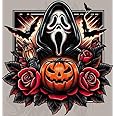 Amazon.com: 5D DIY Diamond Art Painting Halloween Ghostface 16x16 ...