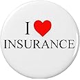 Amazon.com: I (Heart) Insurance Halloween Badge : Clothing, Shoes & Jewelry