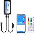 Amazon.com: ALITOVE WS2812B WS2811 Controller Bluetooth APP Music Sync Addressable RGB IC LED ...