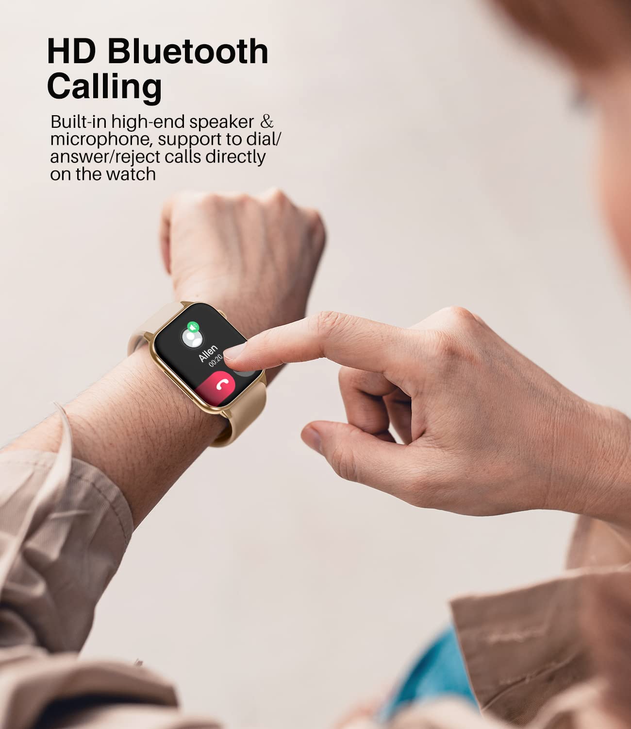 Mua EGQINR Smart Watch (Answer/Make Call), 1.68" Fitness Tracker ...