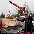 Amazon.com: RUGCEL WINCH New 1100lb Folding Truck-Mounted Crane, with Electric Winch 3500 lb 12V ...
