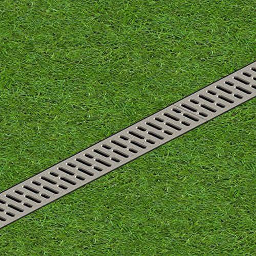 Vodaland - 4 Inch Easy 2 Premium Trench Drain Channel - Galvanized ...