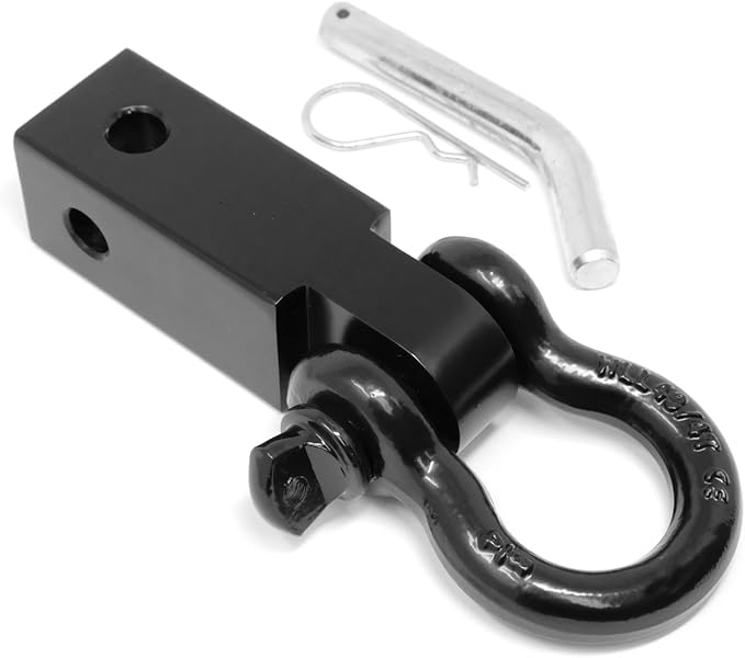 Amazon.com: Shackle Hitch Receiver with 3/4inch D Ring for Trucks and ...