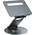 Amazon.com: Nulaxy Telescopic 360 Rotating Laptop Stand for Desk ...