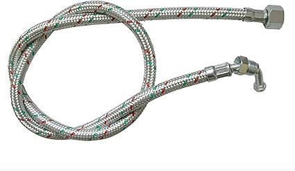 Mectron Braided Oil Line 900MM 3/8" Female X 1/4" Male: Amazon.co.uk ...