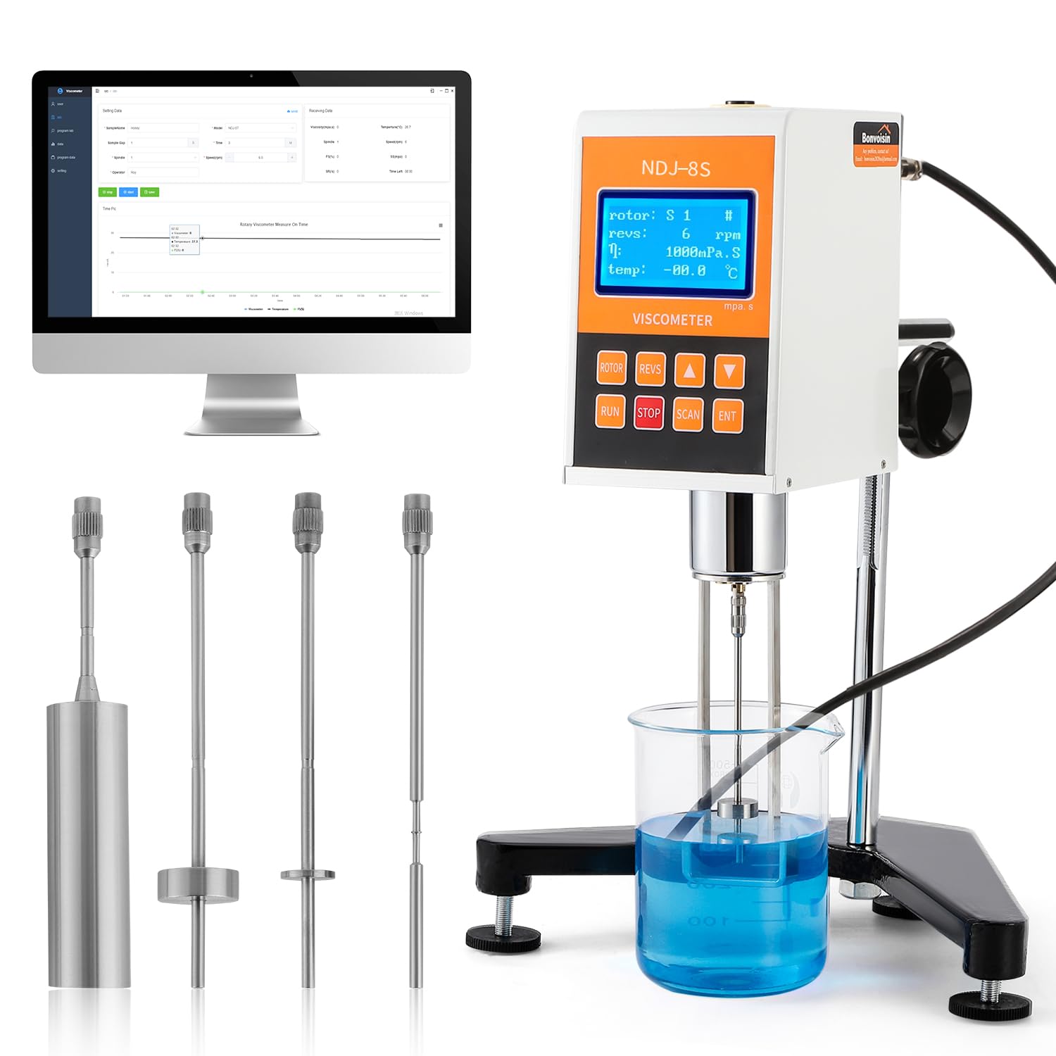 Mua Bonvoisin Digital Rotary Viscometer 10-100,000mPa.S Digital Lab ...