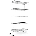 Amazon.com: HealSmart Heavy Duty 5-Shelf Storage Shelving Unit, 1250lbs ...