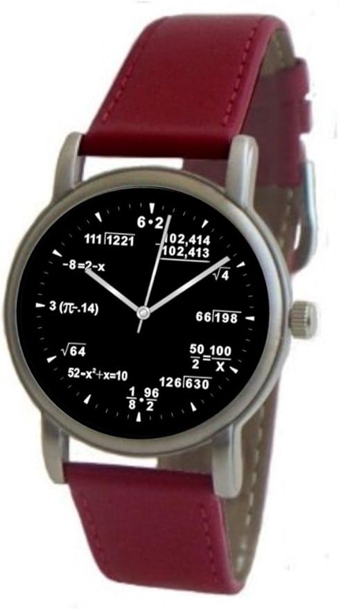 Amazon.com: "Math Dial" Watch Shows Physics Equations at Each Hour of ...