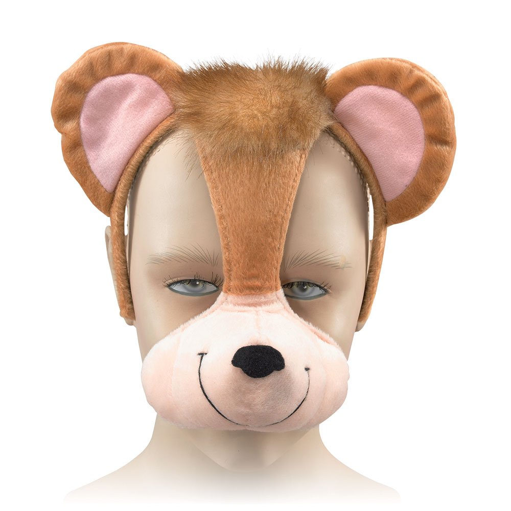 Bristol Novelty EM252 Monkey Mask and Sound on Headband, Unisex-Child ...