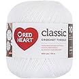 Amazon.com: Red Heart Classic Crochet, Thread White Size 10 : Arts ...