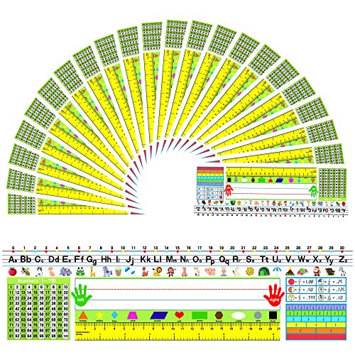 Traditional Manuscript Nameplates, 40Packs Student Desk Nameplate with ...