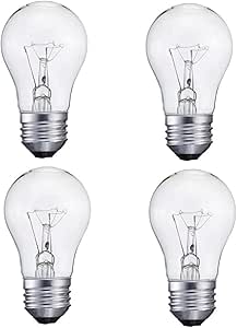 Bulbmaster 4 Pack 40A15/CL - 40 Watts A15 Incandescent Oven ...