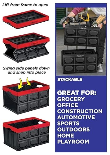 T&B 46L Collapsible Insta Crate - Perfect For Storing Things - Can Be ...
