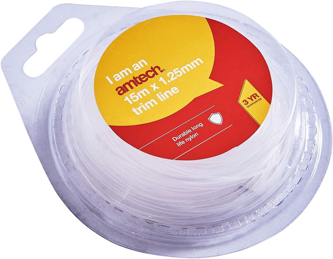 Amtech U4050 Trim Line, 15 m x 1.25 mm – BigaMart