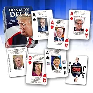 Amazon.com: Donald's Deck - Educational Trump Playing Cards Featuring ...