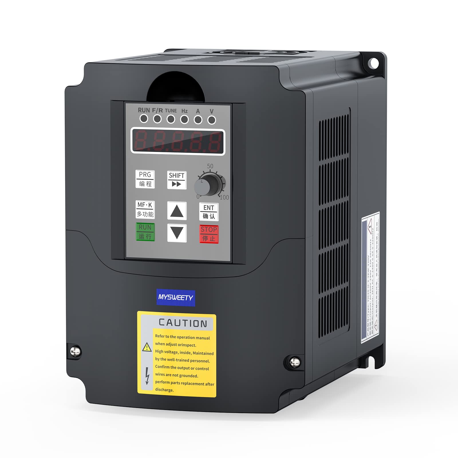 Mua VFD Single Phase to 3 Phase Converter, MYSWEETY 4KW 5PH 220V/17A 0-3200Hz Variable Frequency ...