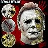 Gadryh Adult Halloween Cosplay Mask Horror Killer Cosplay mask (Yellow ...