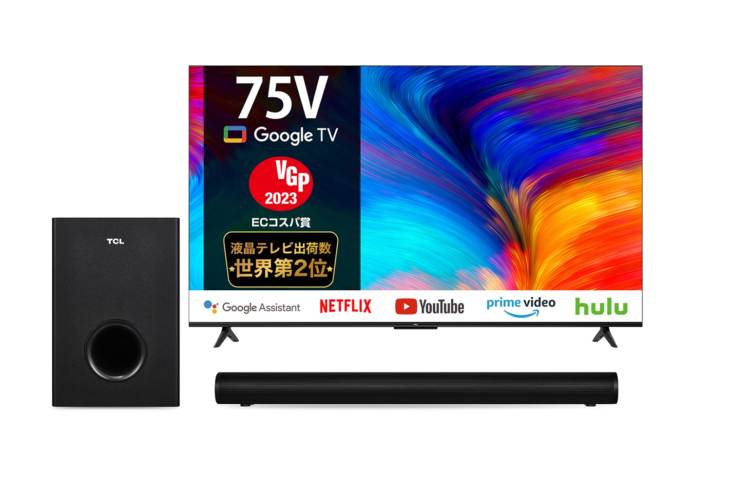 Mua [Amazon.co.jp Exclusive] TCL 75P635 75V 4K LCD TV with Net Video Support (Google TV), Built ...