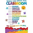 Amazon.com: When You Enter This Classroom Educational Rules School ...