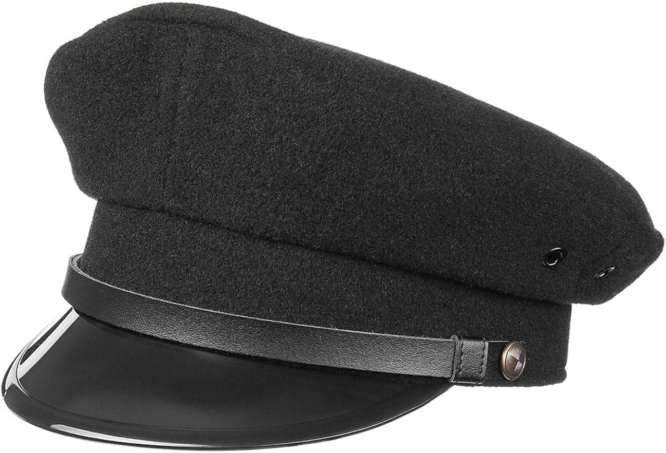 Lierys Train Driver Hat by Men - Made in The EU carmival Flat with Peak ...