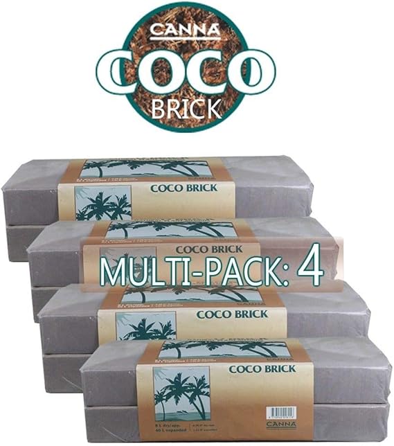 Amazon.com : CANNA Coco Brick 40L Expandable Natural Plant Medium Soil ...