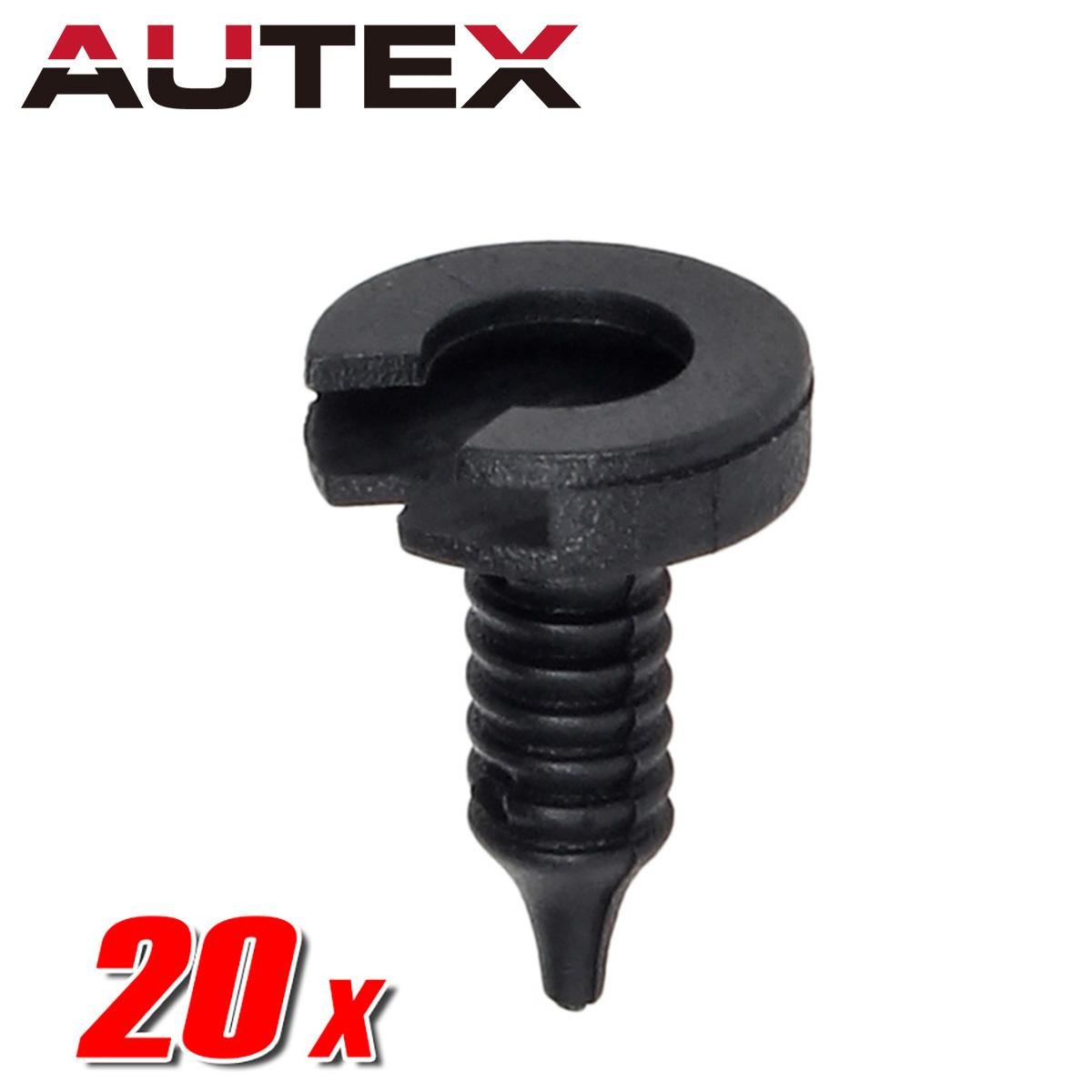 Partssquare 20pcs Fender Liner Fastener Rivet Push Clips Retainer ...