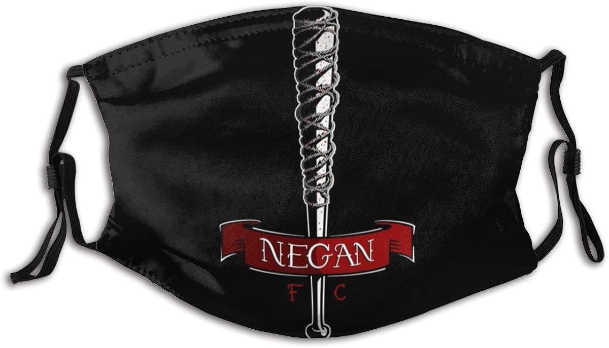 Negan Walking Dead Face Mask Reusable Adult Masks for Outdoor Sports ...