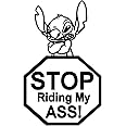 Amazon.com - Stitch, Stop Riding,Vinyl Decal,Sticker for Cars,Windows ...
