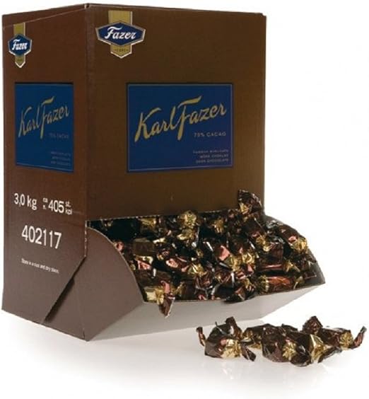 Karl Fazer Dark Chocolate - 70% Cocoa - Chocolates - Pralines - Candy ...