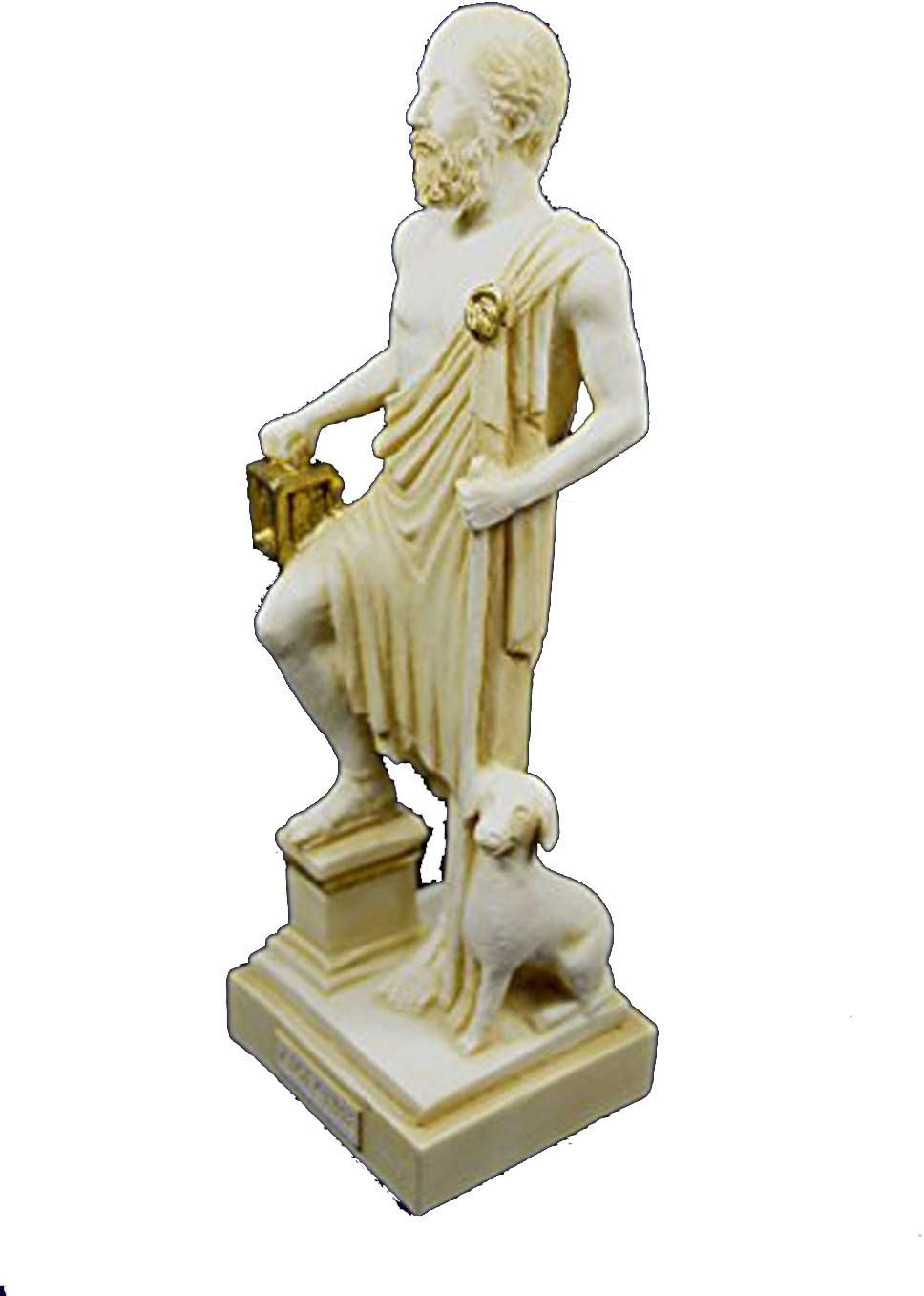 Estia Creations Escultura de Diógenes el Cínico filósofo Griego Antiguo ...