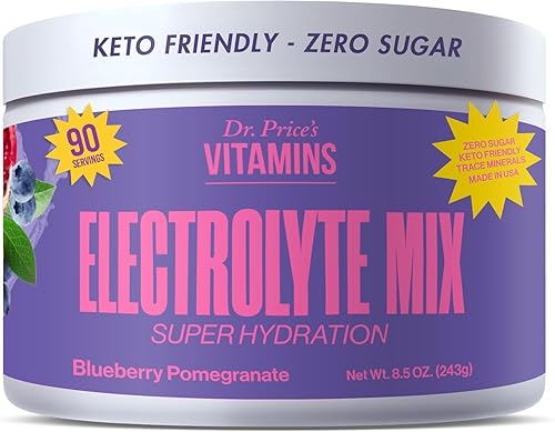 Dr. Price’s Electrolyte Mix | Sugar-Free Hydration Powder with 72 ...