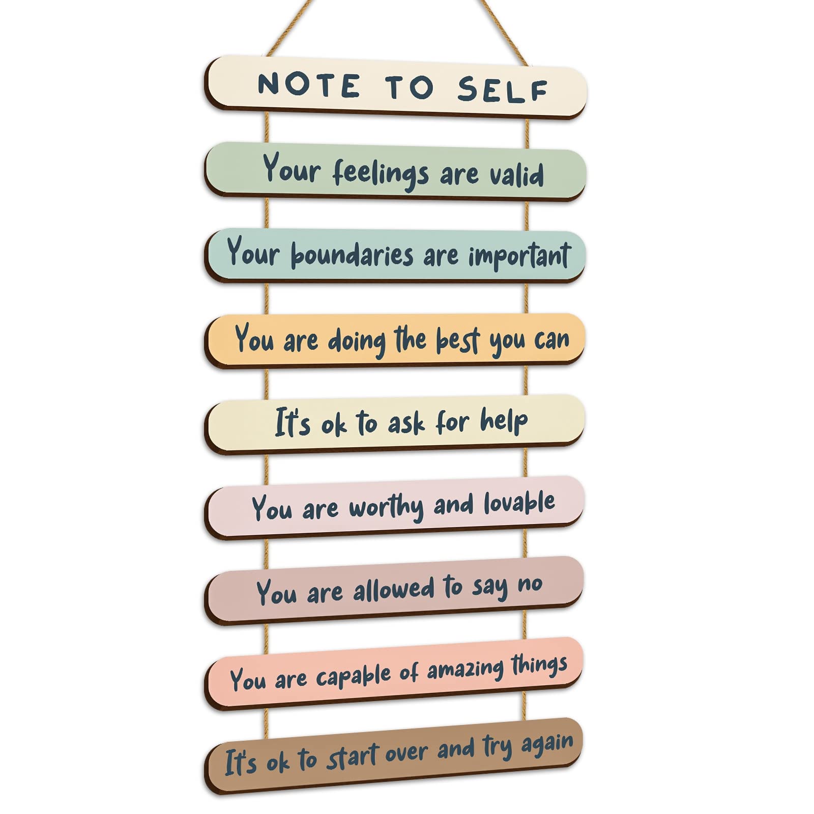 Mua Yookeer Mental Health Reminders Wall Art Decors Positive Psychology ...