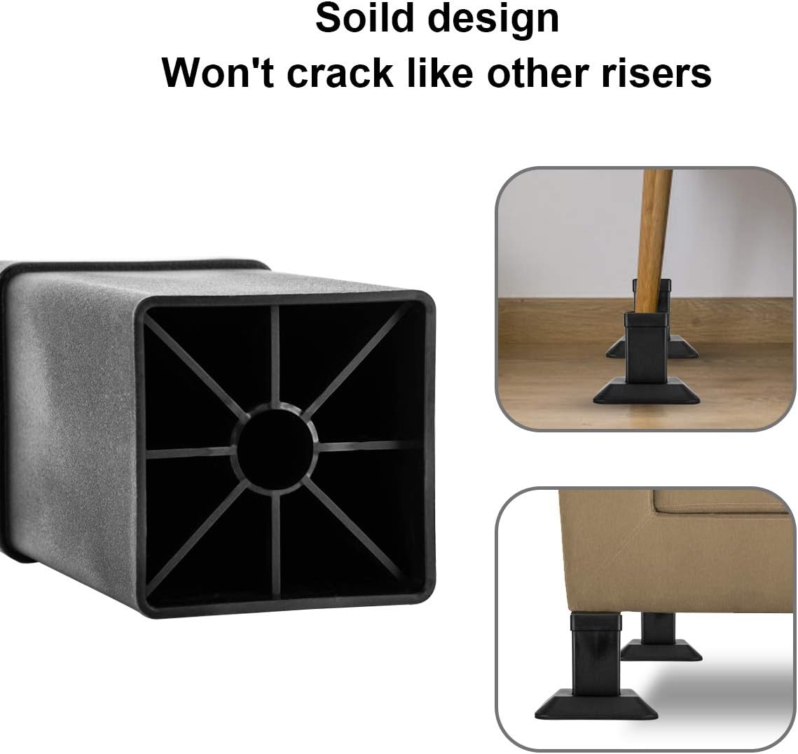 Winko Furniture Raiser Bed Raiser Table Elephant’s Foot Bed Riser for ...