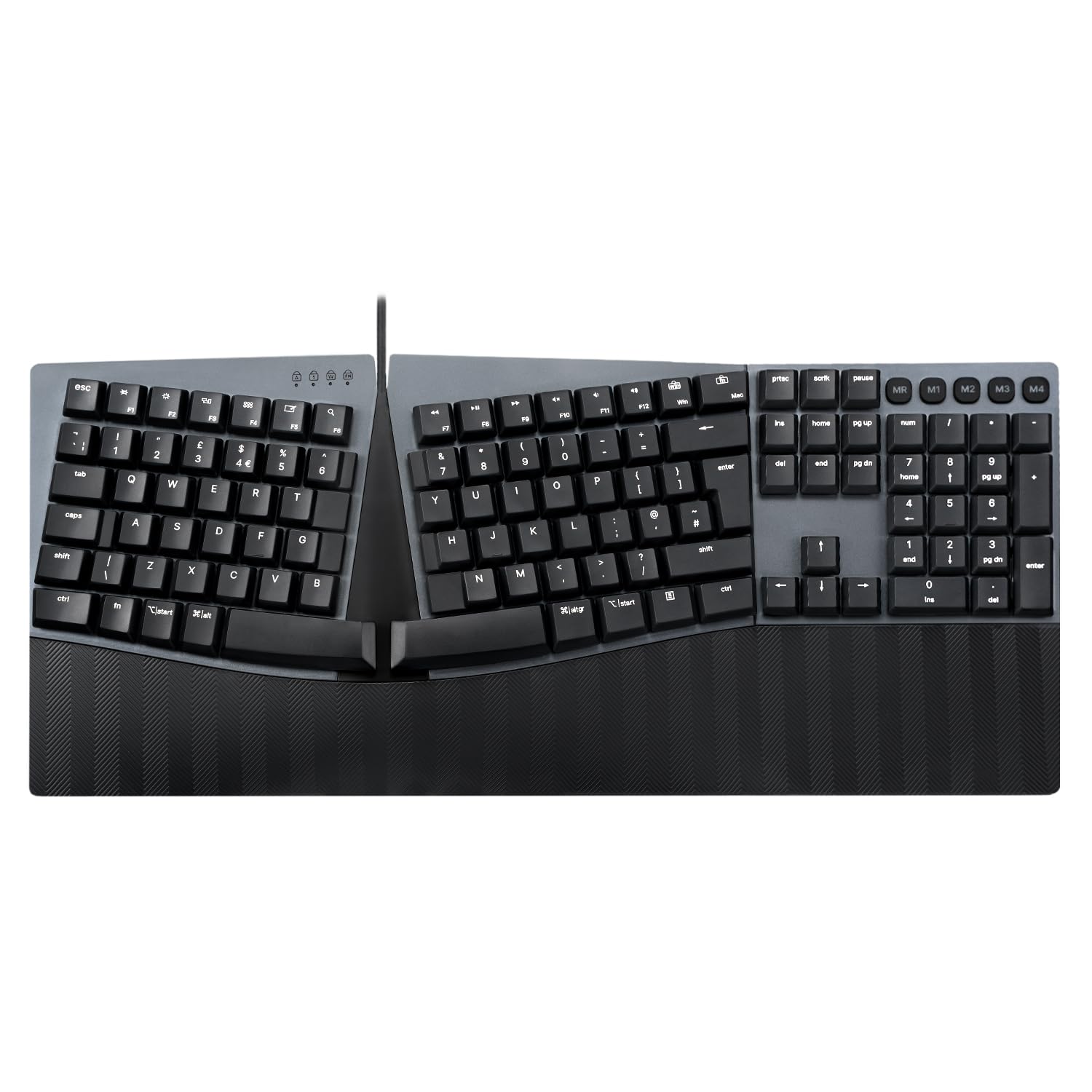 Perixx PERIBOARD-535BR Wired Ergonomic Mechanical Split Keyboard - Low ...