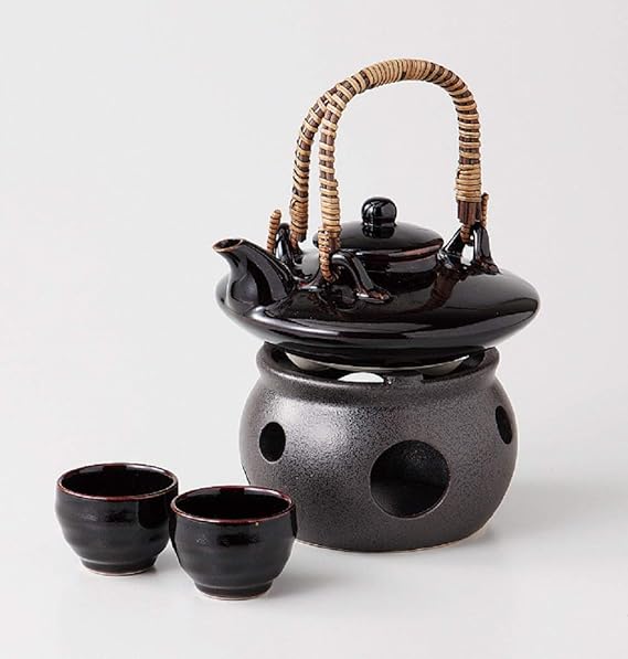 Amazon.co.jp： エールネット(Ale-net) 焼酎じょか揃 黒: ホーム＆キッチン