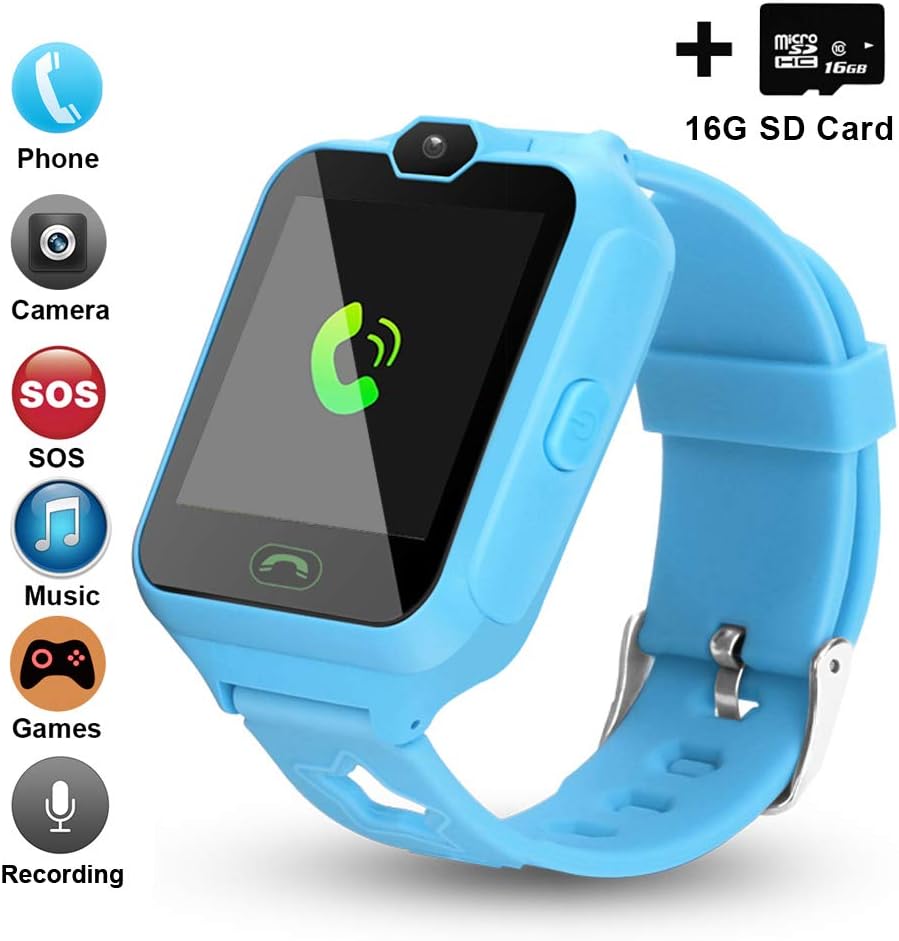 PHRtoy Smart Watch for kids, Unlocked Cell Phone Watch: Amazon.co.uk ...