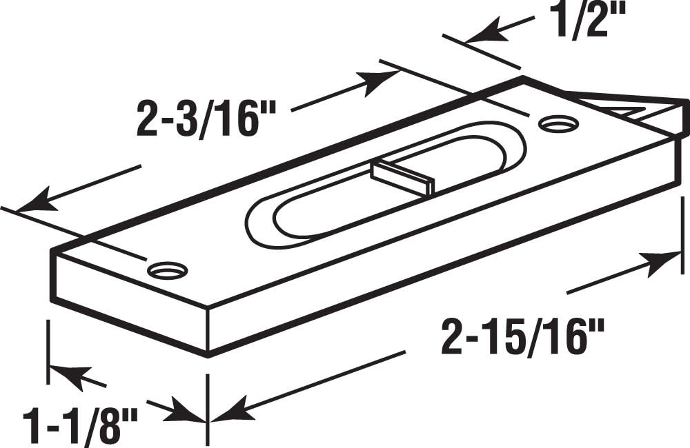 Prime-Line Products F 2627 Spring Loaded White Sliding Window Tilt ...