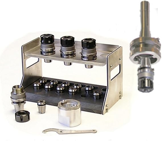 R8 Quick Change End Mill Holder, Er Collet Chuck Tooling Kit: Amazon.co ...