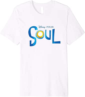 Amazon.com: Disney PIXAR Soul Movie Logo White Premium T-Shirt: Clothing